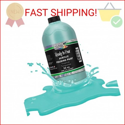Pouring Masters Tropical Turquoise Ready to Pour Acrylic Pouring Paint ...