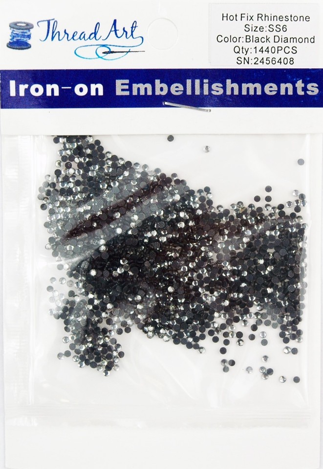 HOT FIX CRYSTAL RHINESTONES 3MM, 4MM, 5MM 28 COLORS - 720 OR 1440 ...