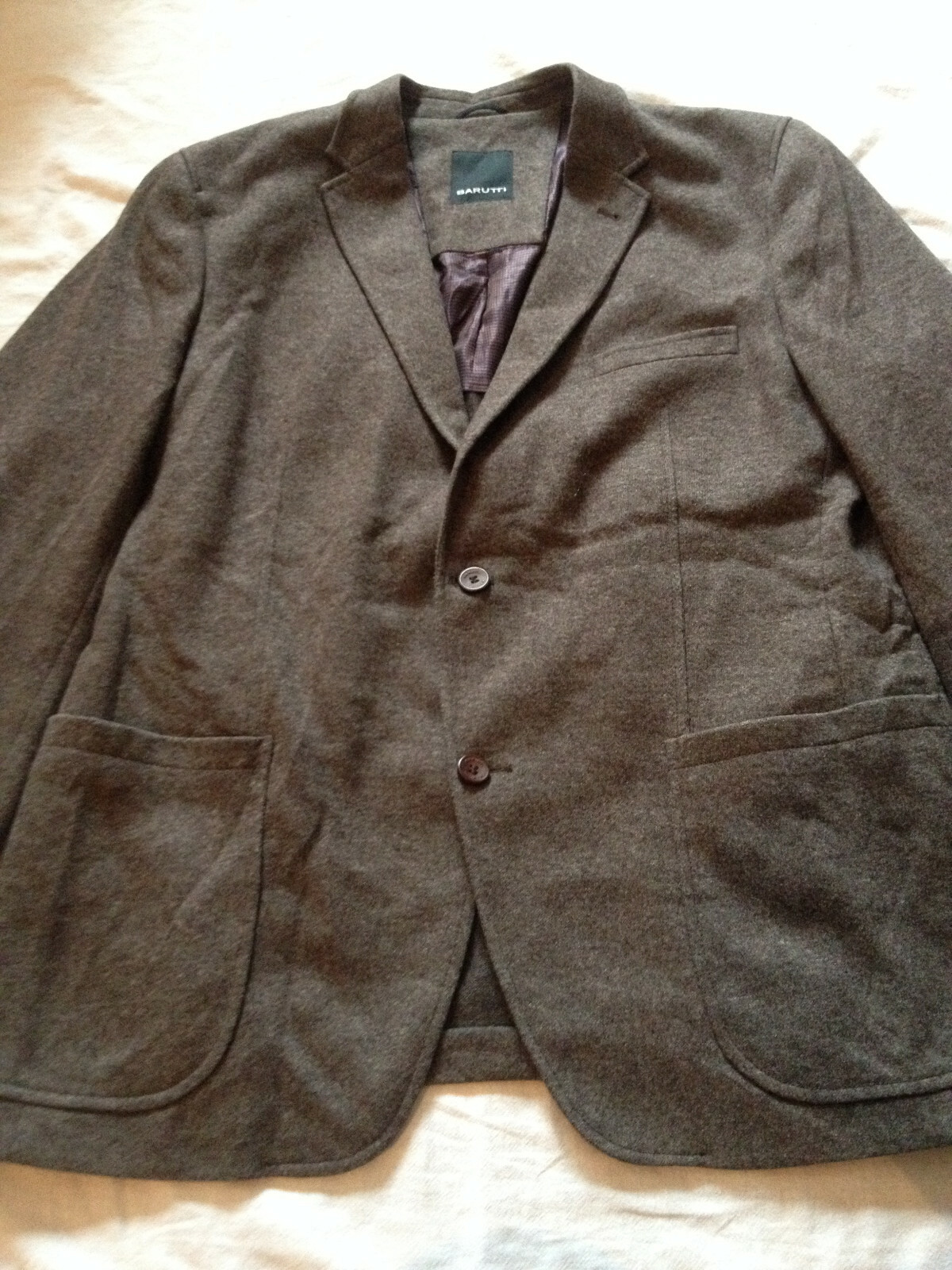 BARUTTI ITALIAN MEN'S JACKET BLAZER WINTER WOOL BLEND SZ R44 US/ 54 EU ...