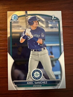 Axel Sanchez 2023 Bowman #BCP-73 1st Bowman Chrome Prospect | eBay