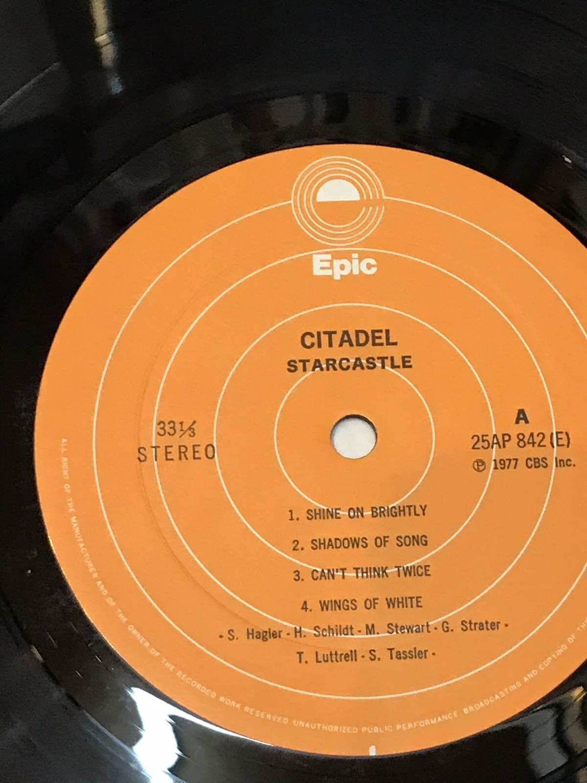 STARCASTLE Citadel JAPAN LP RECORD w/OBI+INSERT 25AP842 1977 issue Free ...