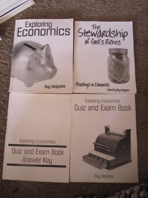Ray Notgrass EXPLORING ECONOMICS Textbook Quiz Key Readings Stewardship ...