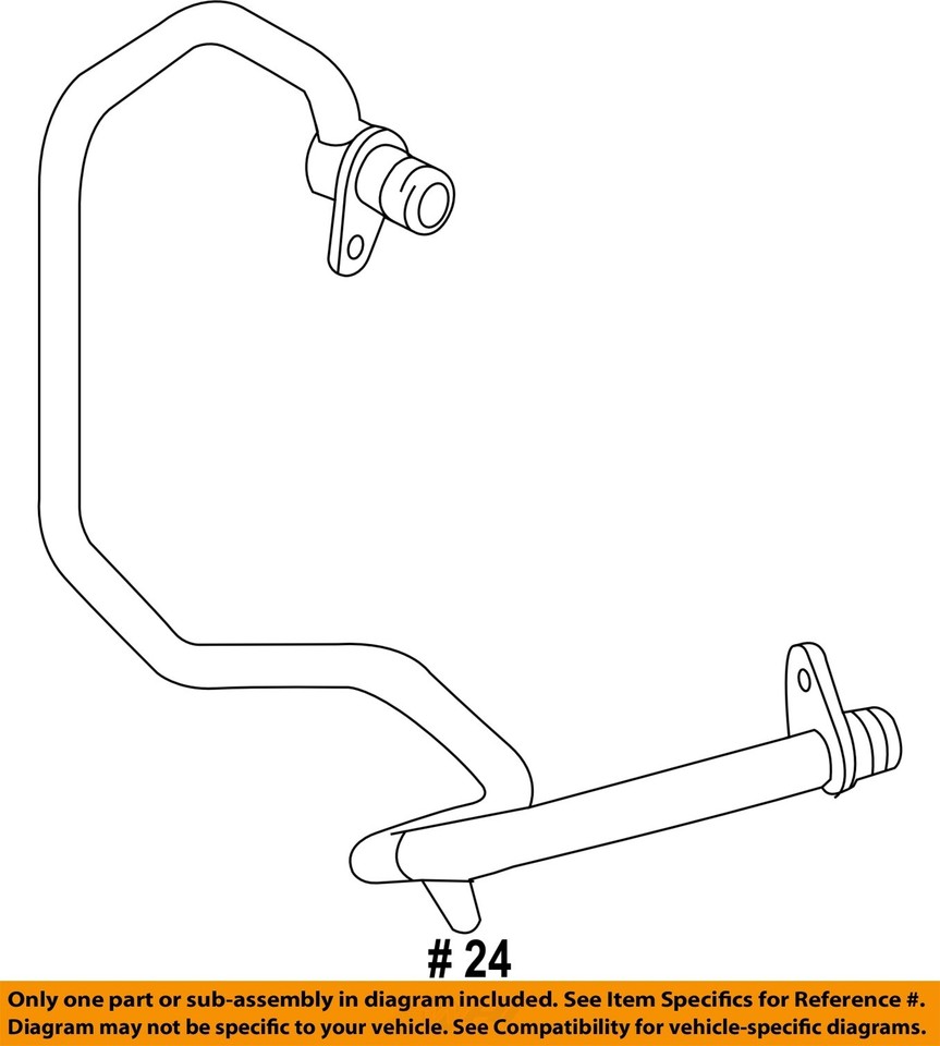 MERCEDES OEM 12-19 CL63 AMG Turbocharger Components-Cooler Line Right ...