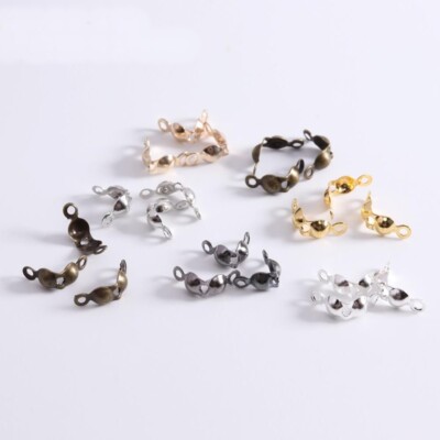 Ball Chain Connector Clasps End Crimps Beads Clasp DIY Jewelry Making ...