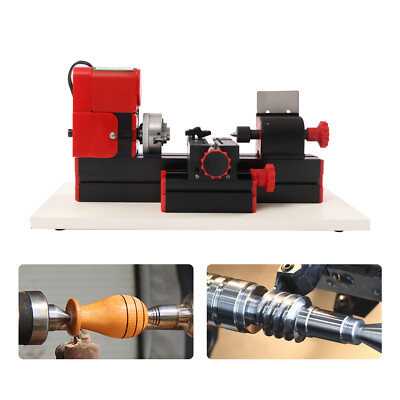 Mini Multifunction Metal Motorized Lathe Machine Wood Metal Cutting ...