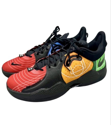 Nike PG 5 Skills Academy Promo Black Track Red DM8352-001 Men's Size 6. ...