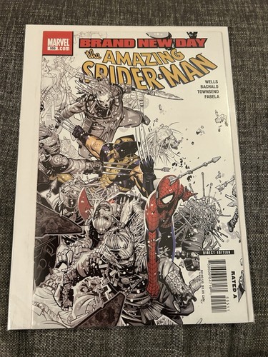 Amazing Spider-Man #555 June 2008 Wells/Bachalo Key 1st App. Dr. Rabin ...