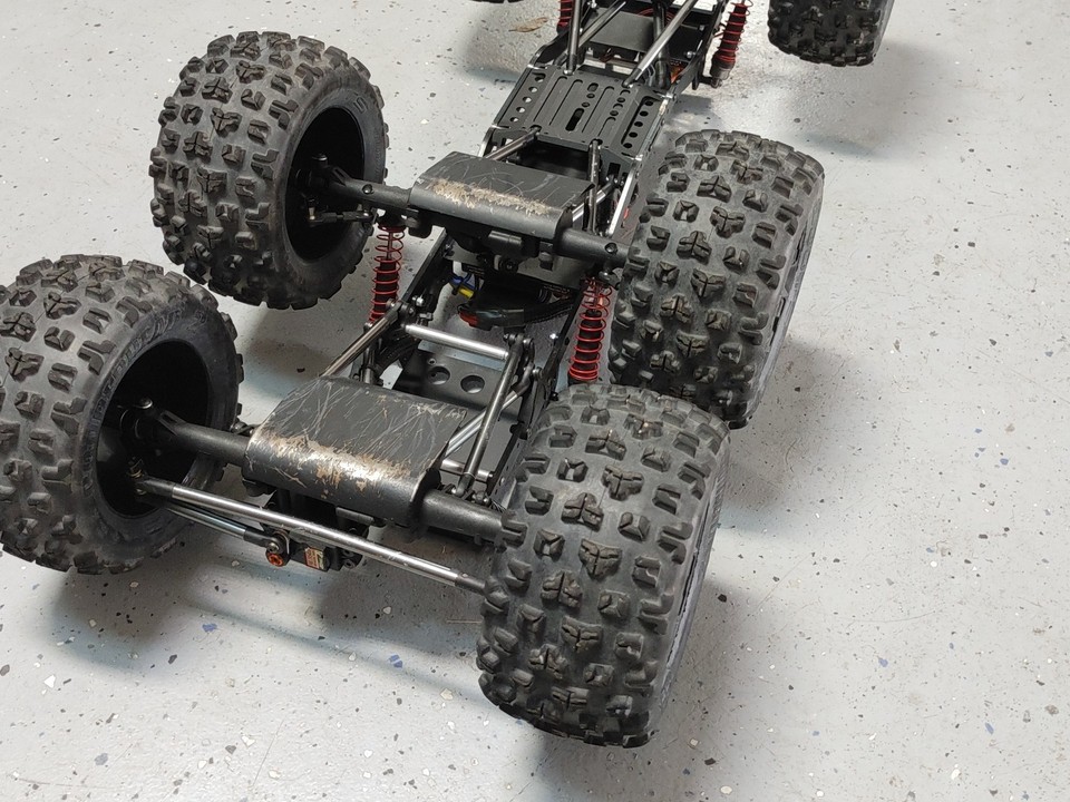 Custom 6x6 RC Crawler RTR w/ Exceed Mad Torque MOA Axles 4-link Rear ...