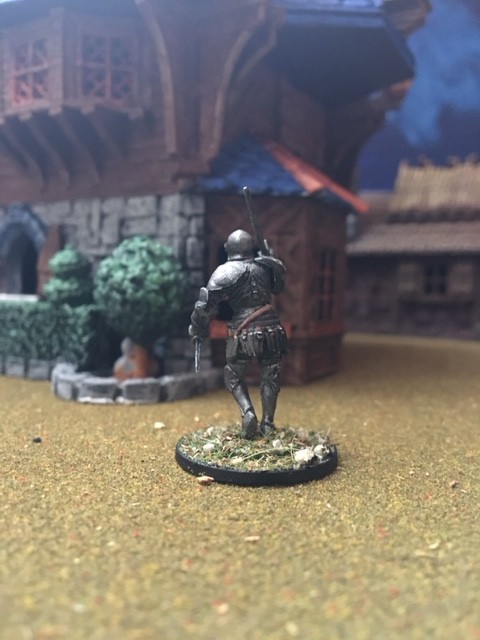 Fighter Paladin hand painted Perry model 28mm wr 50 knight plate mail ...
