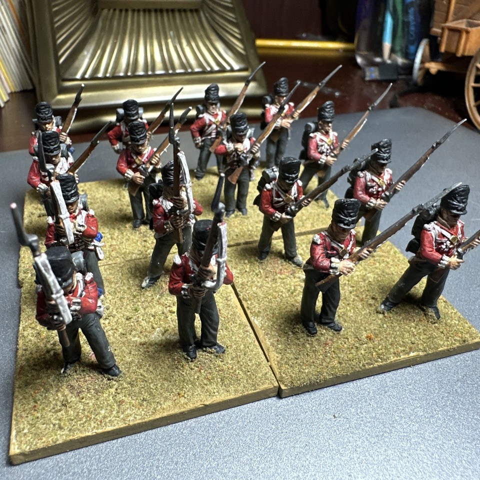28mm. Well Painted British Rifles Napoleonic. No. 12 | eBay UK