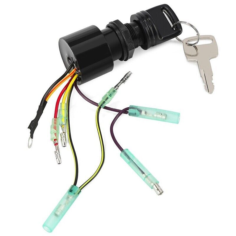 BOAT IGNITION KEY SWITCH FOR MERCURY OUTBOARD CONTROL BOX MOTOR 87 ...