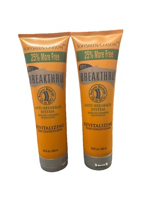 X2 Soft Sheen Breakthru CERAMIDE Revitalizing Deep Hair Conditioner 8.5 ...