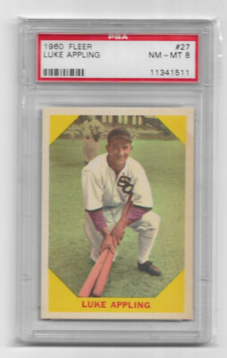1960 Fleer #27 Luke Appling PSA 8 11341511 | eBay