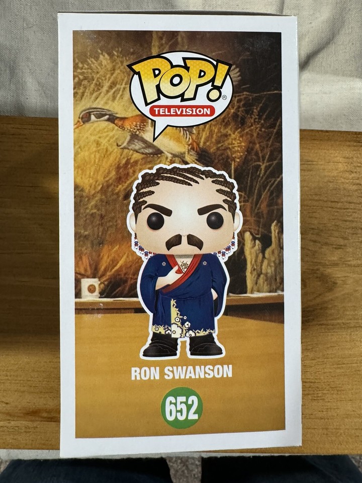 Funko Pop! Vinyl: Ron Swanson (w/ Cornrows) - San Diego Comic Con Hot ...