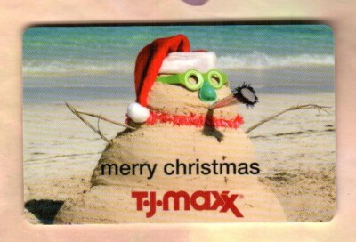 T.J.MAXX Merry Christmas, Sandman ( 2008 ) Gift Card ( $0 ) | eBay