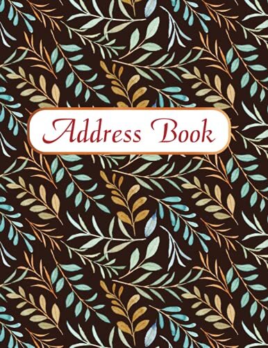 Address Book: Personal or Gift Address Book with Alphabet Tabs Large ...
