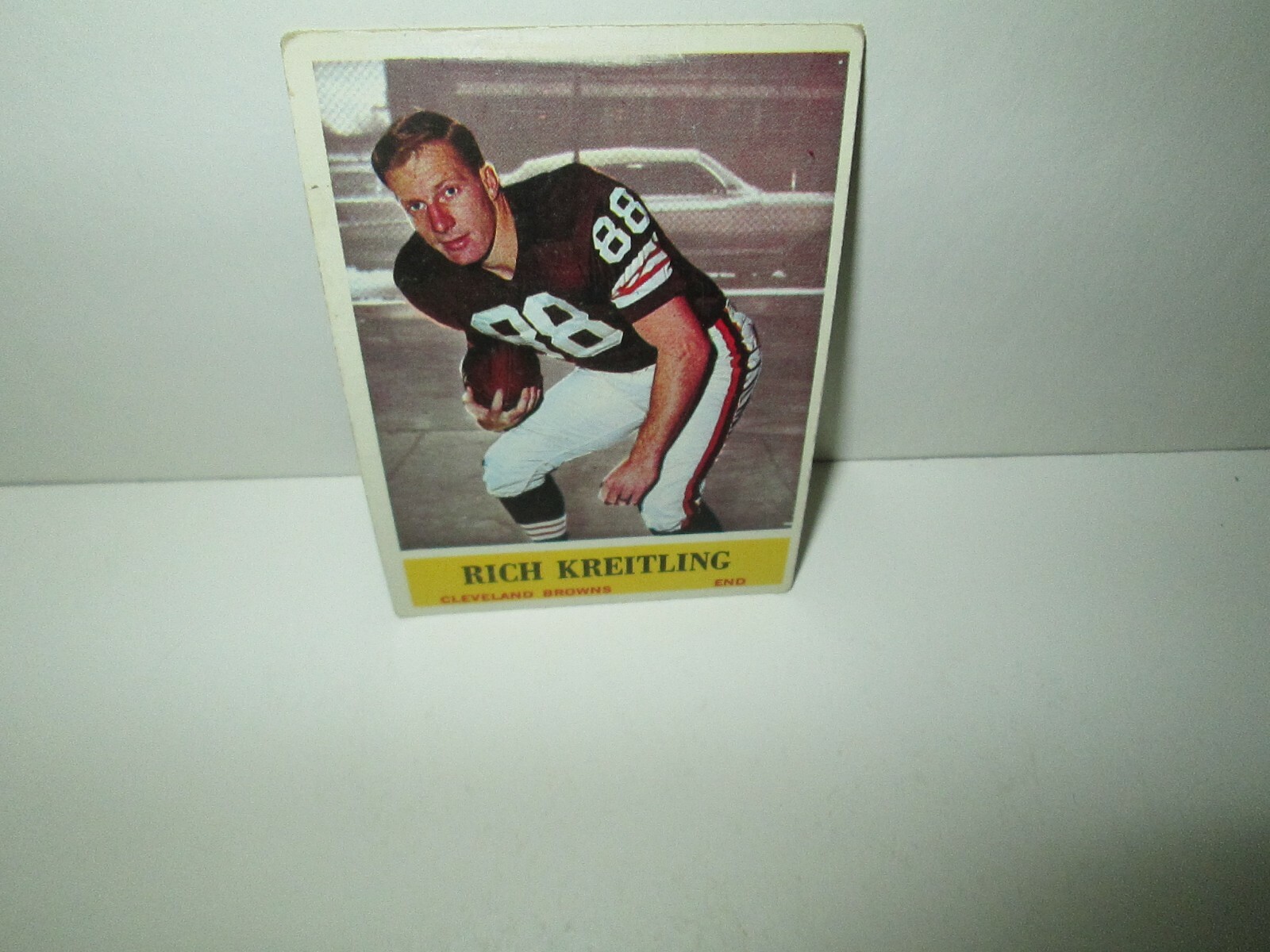 RICH KREITLING 1964 Football Card Vintage Philadelphia #36 CLEVELAND ...