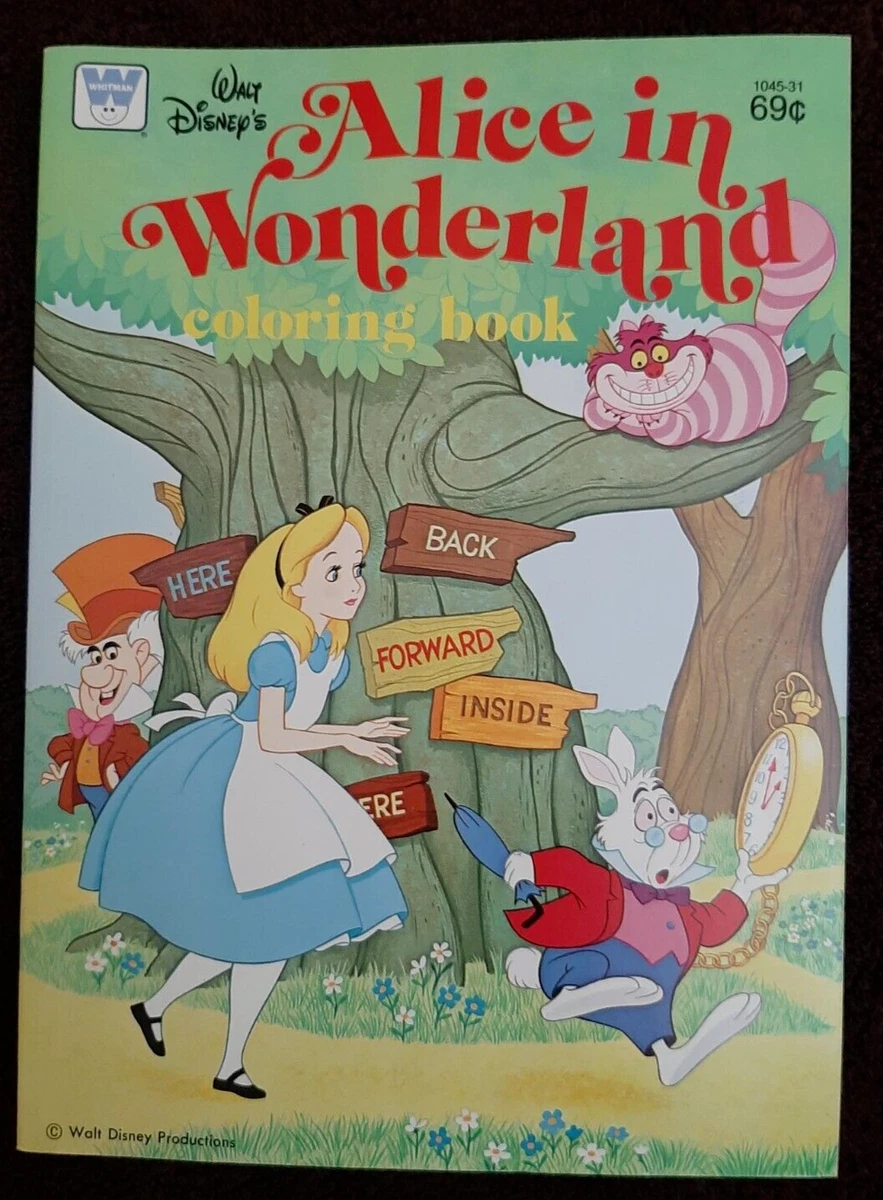 Disney Alice In Wonderland Coloring Book