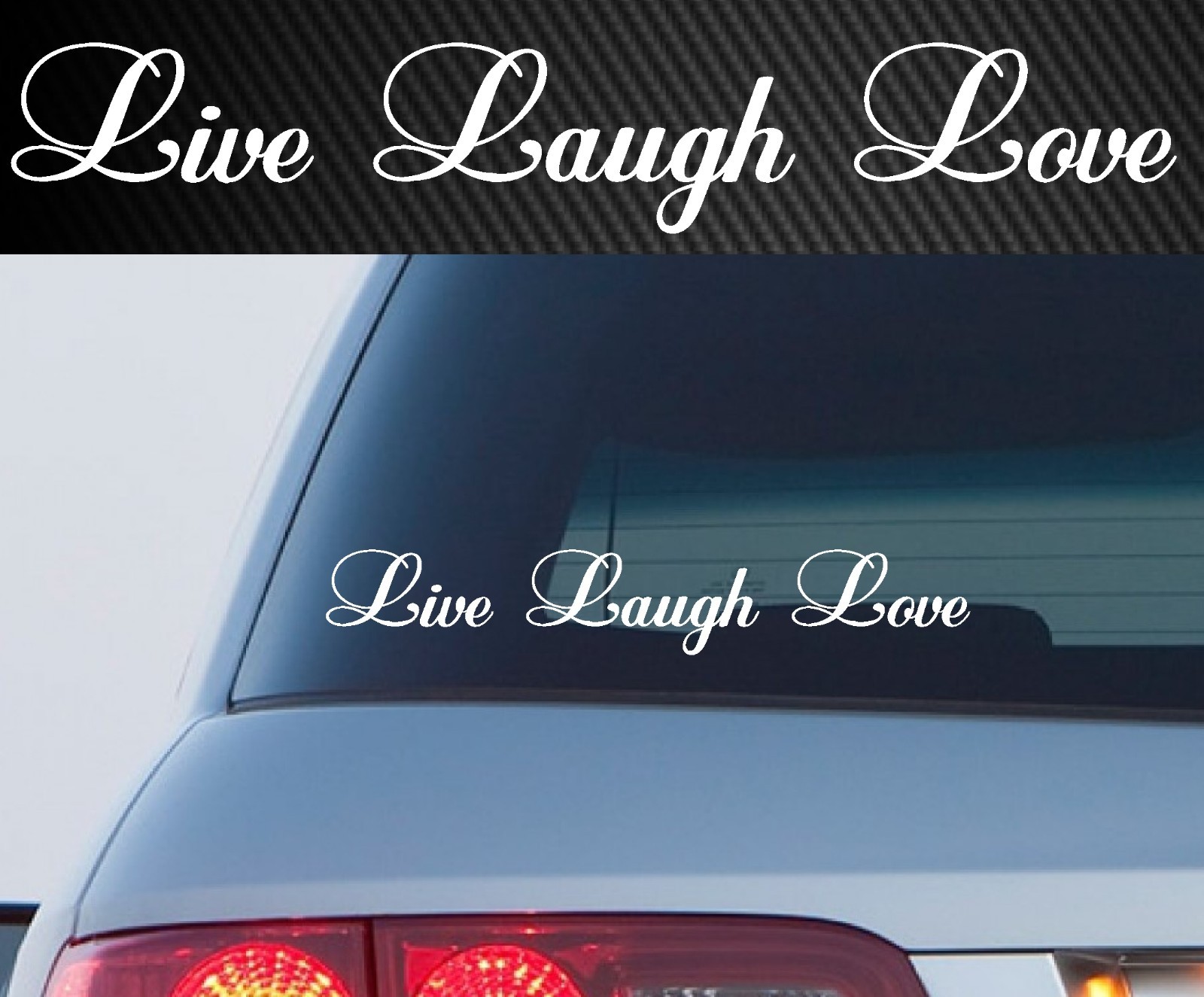 LIVE LAUGH LOVE STICKER DECAL TATTOO FOR GIRLS CAR WINDOW | eBay Australia