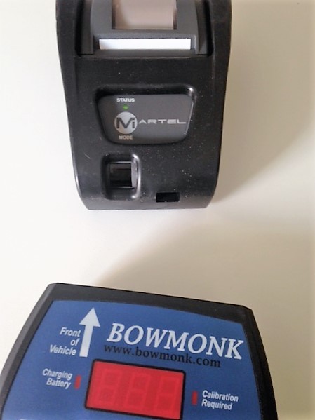 Brake Tester Printer For Bowmonk BrakeCheck Decelerometer, Truck Or MOT ...