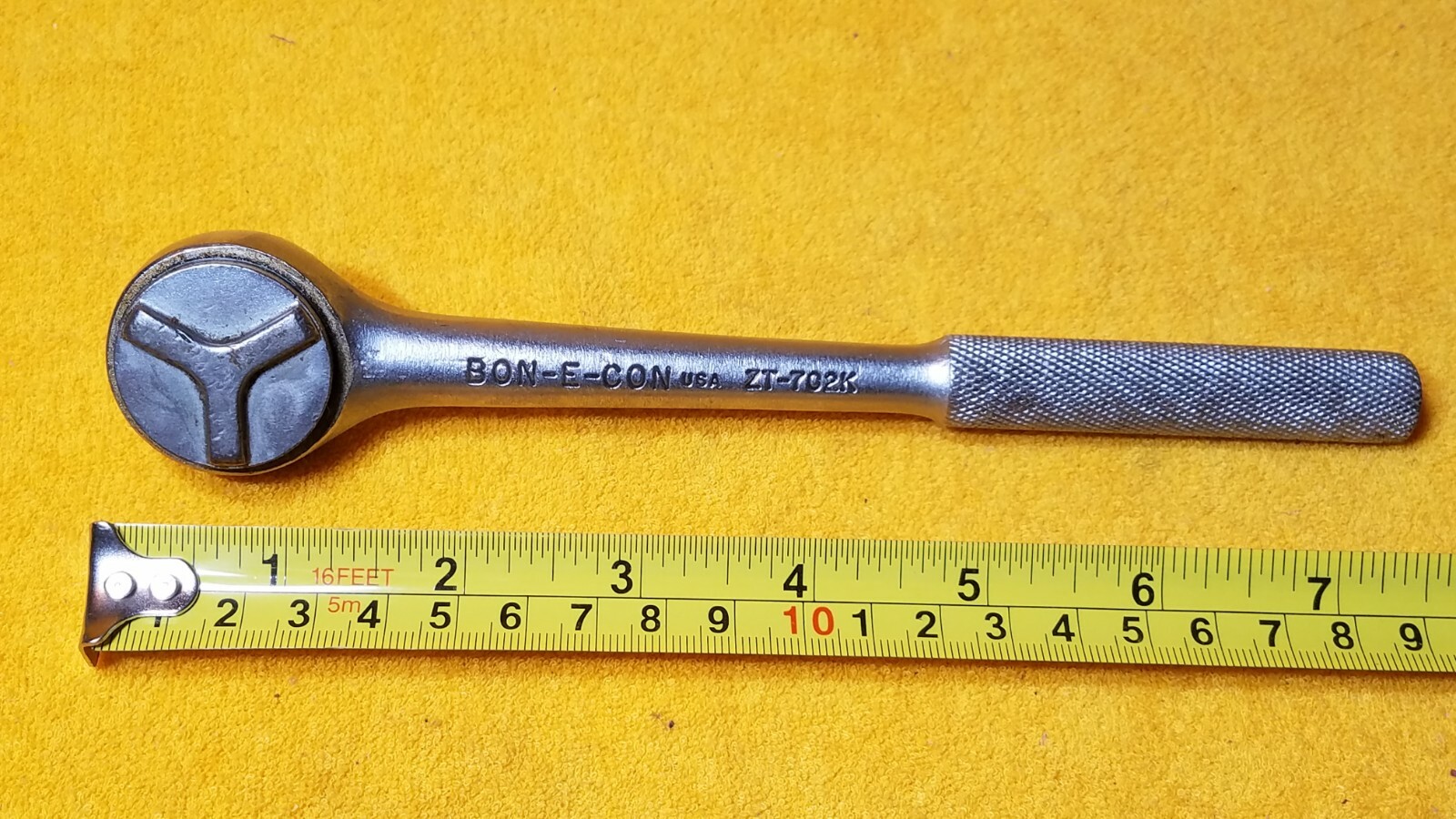 VINTAGE RARE BON-E-CON TOOLS ZT-702K 3/8" DR FINE TOOTH RATCHET BONNEY ...