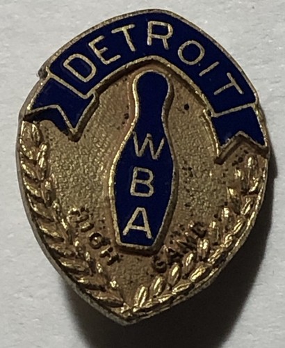 Detroit WBA High Game Bowling Pin Vintage (E1) | eBay