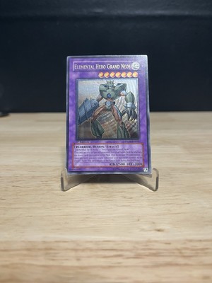 Yu-Gi-Oh! Elemental Hero Grand Neos 1st Edition STON-EN035 Ultimate VLP ...