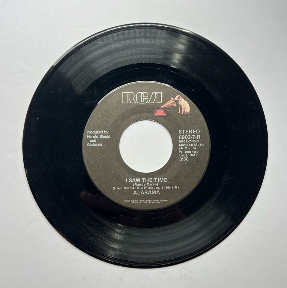 I Saw The Time / Fallin' Again - Alabama 45 RPM Vinyl Record | eBay