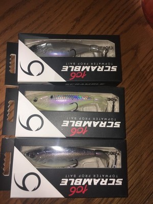 6th SENSE SCRAMBLE 106= LOT OF 3 DIFFERENT COLORED FISHING LUREs | eBay