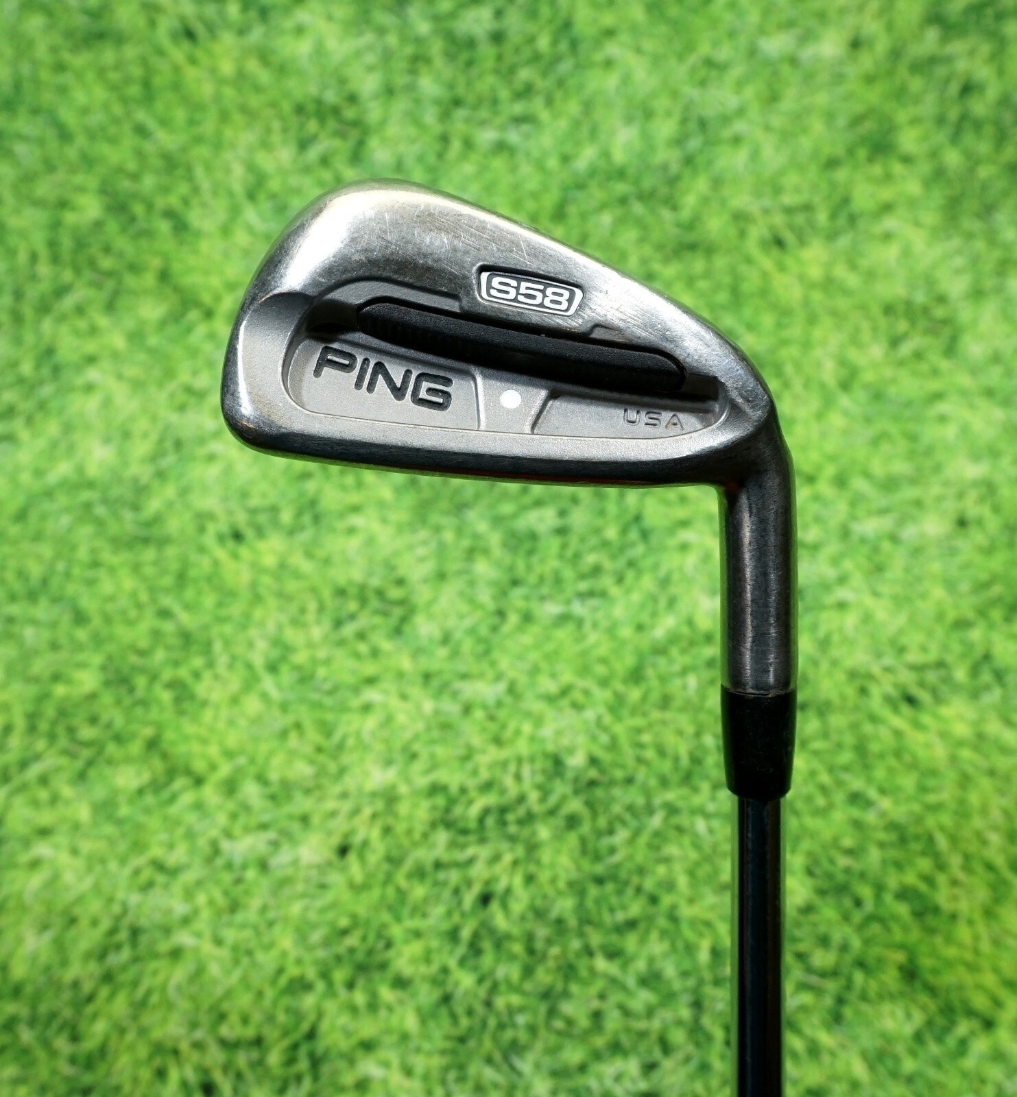 Ping S58 6 iron white dot RH dynamic gold S300 stiff steel shaft golf ...