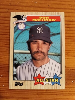 1987 Topps All Star Don Mattingly #606 | eBay