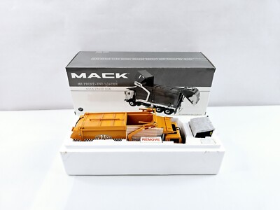 First Gear 1/34 Mack MR Front-End Loader Refuse Truck w/ Bin - Trash ...