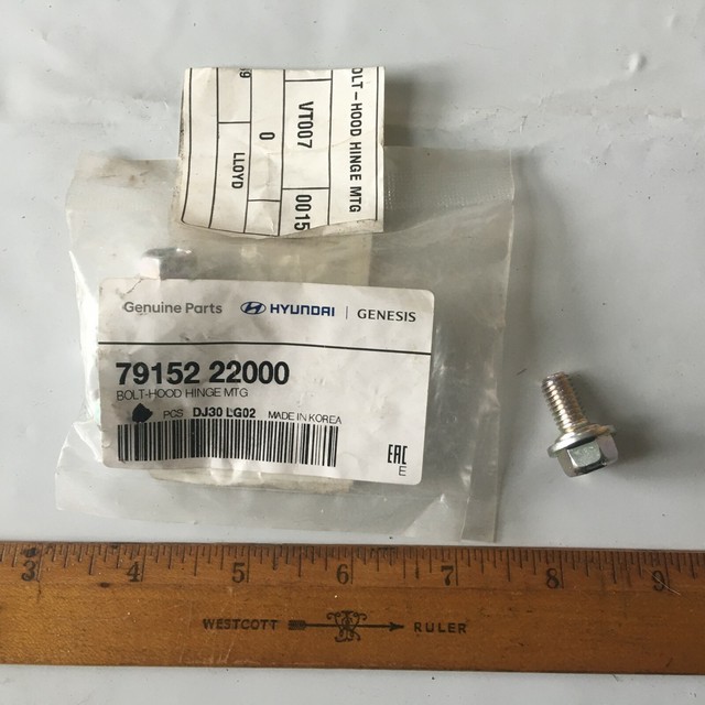Hyundai 7915222000 Genuine OEM Hinge Bolt for sale online | eBay