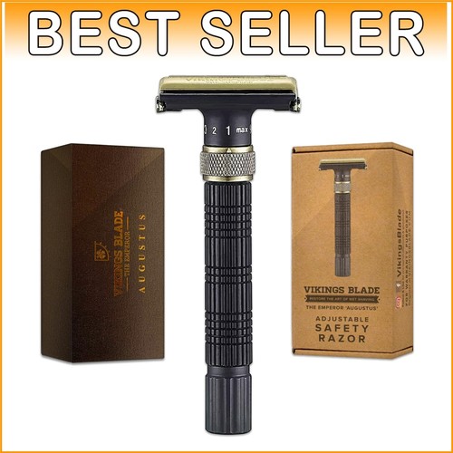Eco-Friendly Safety Razor with Adjustable Head - For the Smoothest ...