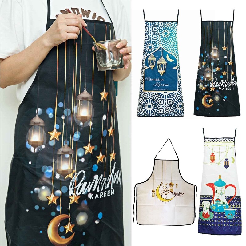 Islamic Eid Polyester Apron Digital Printing Aprons No Sleeve | eBay