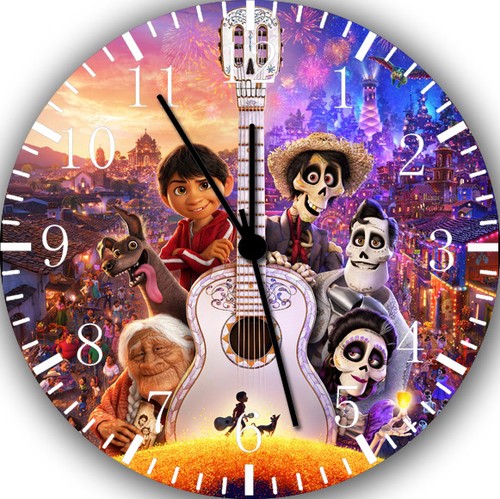 Disney Coco Movie Frameless Borderless Wall Clock Nice For Gifts or ...