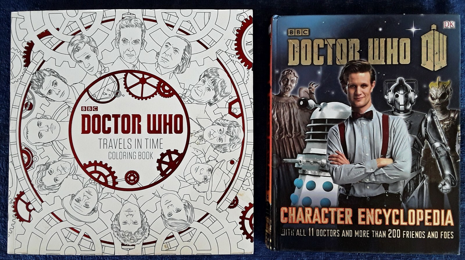 BBC DOCTOR WHO TRAVELS IN TIME - COLORING BOOK + DR. WHO -CHARACTER ...