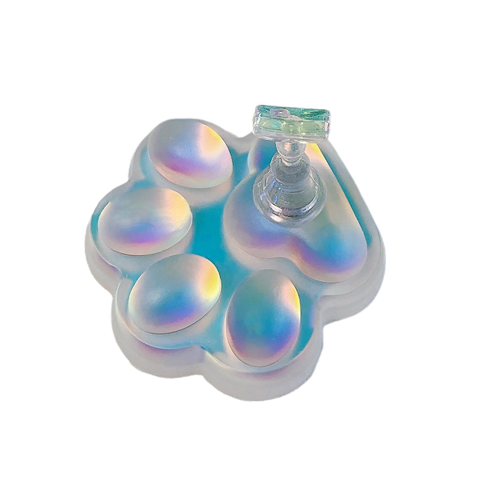 1 Set Nail Practice Holder Fashion Diy Cat Claw Base False Art Tip ...