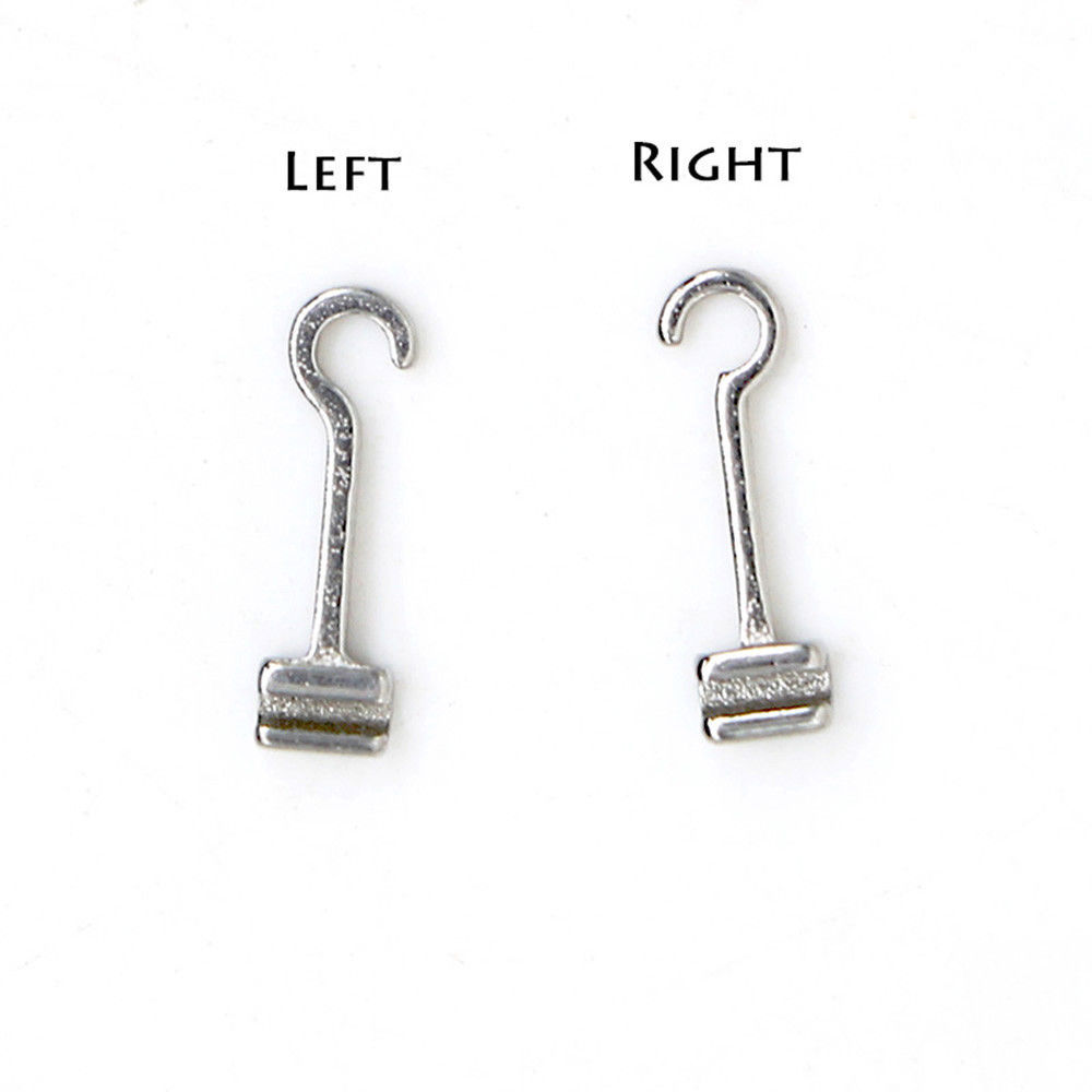 Dental Orthodontic Crimpable Hook Long Curved LEFT&RIGHT 20 Pcs ...