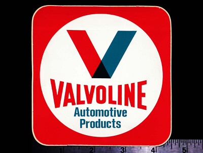 VALVOLINE Automotive Products - Original Vintage 60’s 70’s Racing Decal ...