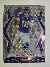 2025 Panini Phoenix - Justin Jefferson #135 Light Blue Mojo /85 for ...