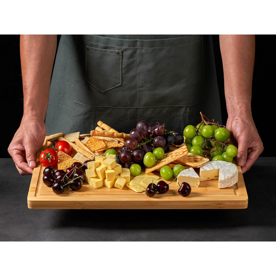 Extra Large Bamboo Kitchen Cutting Board Wood Chopping Board Butcher ...