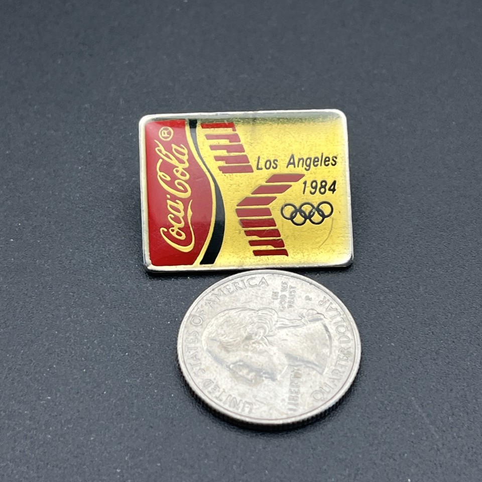 Vintage 1984 Los Angeles Olympics Coca Cola Coke Lapel Pin | eBay