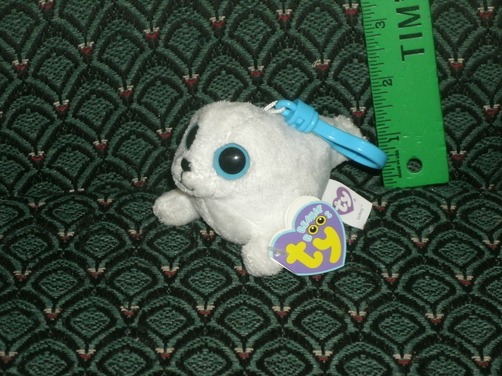 Ty Beanie Boos Iceberg The Seal 4" Key Clip Size -mwnmt- 2013 Release ...