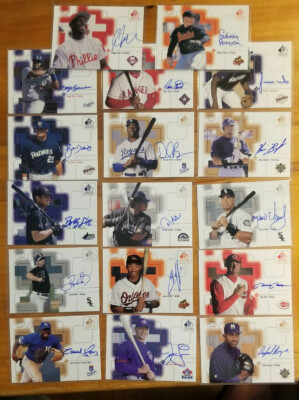 1999 SP Signature Baseball Autographs Auto You Pick Choice | eBay