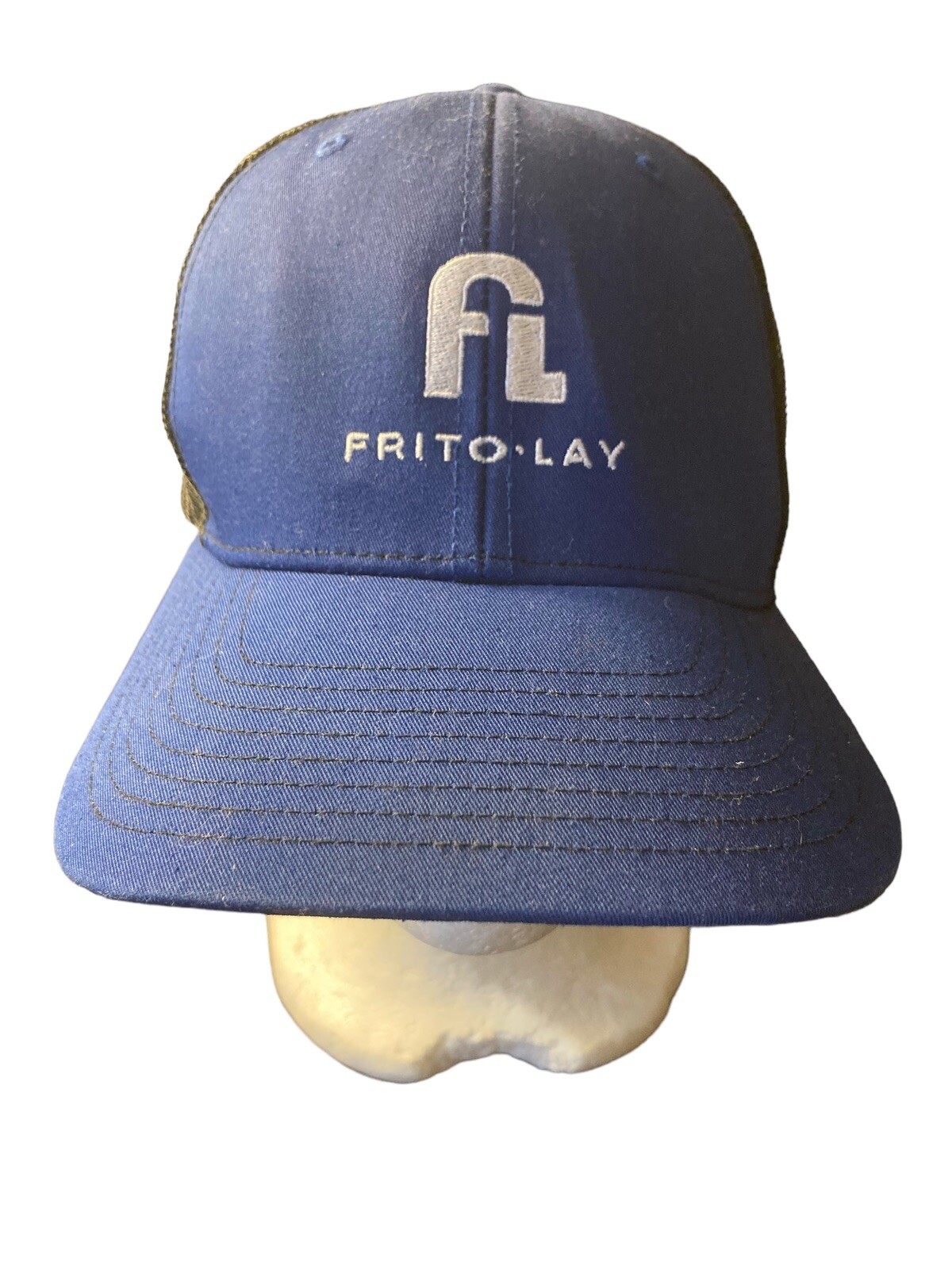 Frito Lay Hat Mens Blue Snapback Cap Mesh Trucker Chi… - Gem