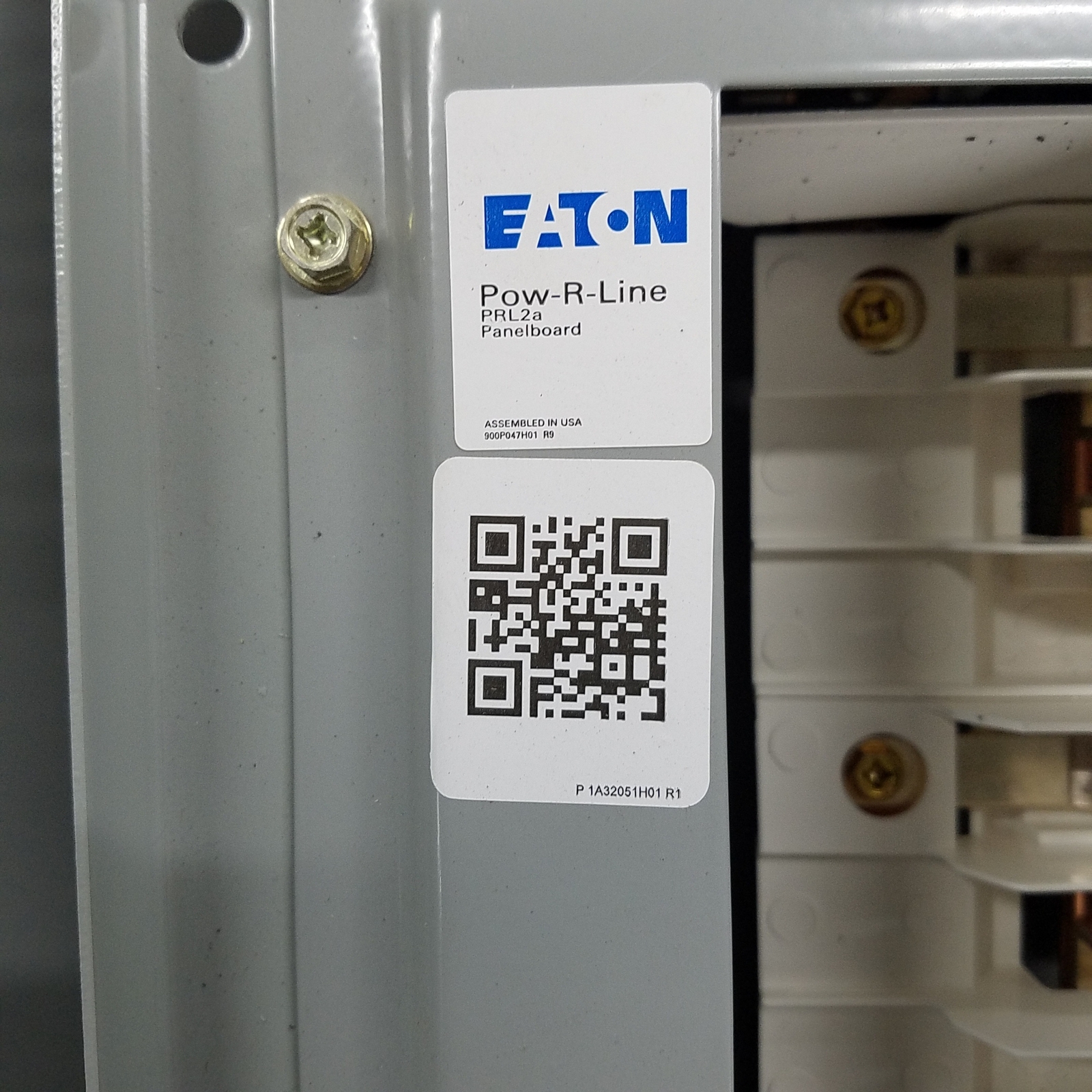 Eaton PRL2a Pow-R-Line Panel Board, 400 AMP, 380/220 Vac, 3PH, 4W, # ...