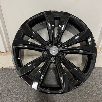 22" NEW GLOSS BLACK RX350 RX450H PREMIUM STYLE WHEELS RIMS FITS LEXUS ...