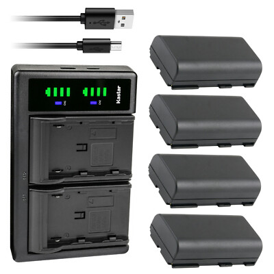 Kastar Battery LTD2 USB Charger for Canon BP-911 BP-950 BP-950G BP-955 ...