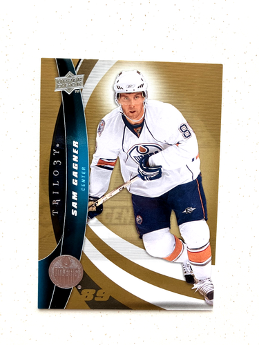 Sam Gagner 2009-10 Upper Deck Trilogy #89 Edmonton Oilers Detroit Red ...